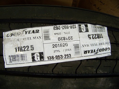 Goodyear G316 LHT Unisteel 11R22.5 Fuel Max 138-953-263 New | eBay