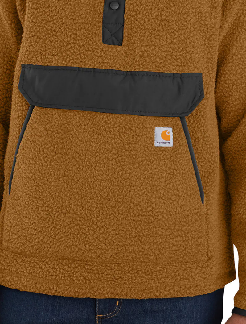NEW Carhartt 104991 Relaxed Fit Fleece Jacket - Snap Neck Size 2XL | eBay