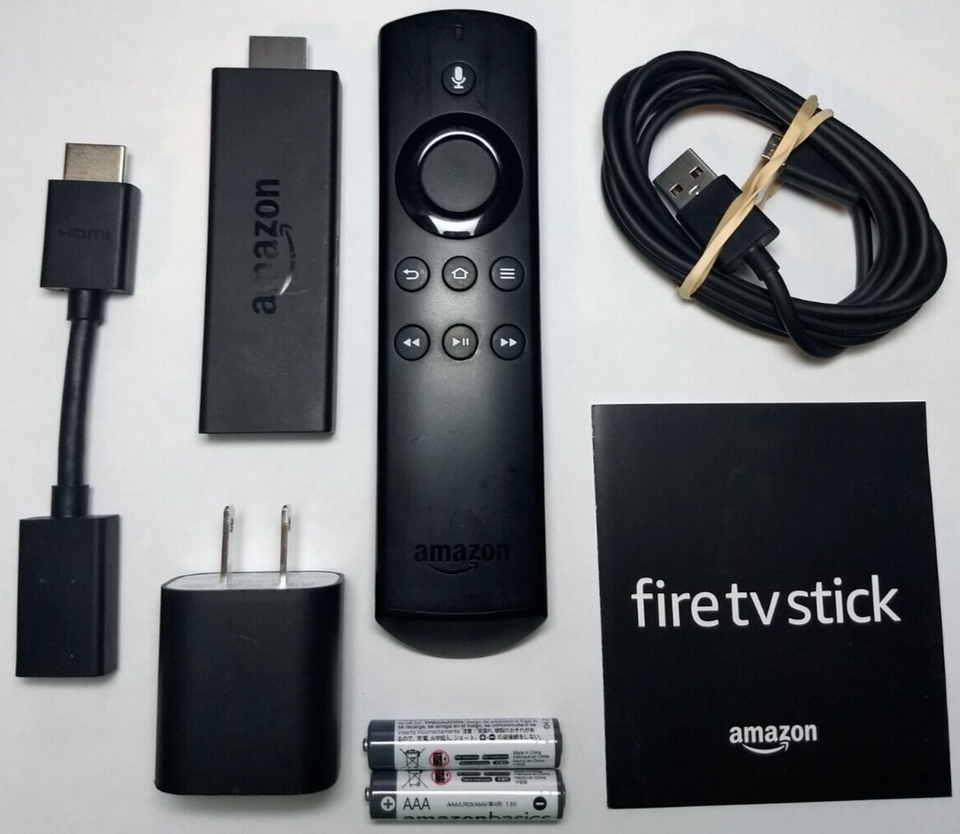 Amazon Fire TV Stick 2nd Gen Voice NO VOLUME Remote Streaming Media ...