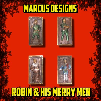 Marcus Designs Vintage DH Morton ~ Robinhood & His Men Plaques 🇬🇧 | eBay
