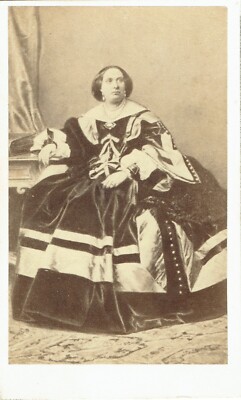 FURNE FILS & H. TOURNIER CDV Ca 1860 La Reine ISABELLE II d'ESPAGNE | eBay