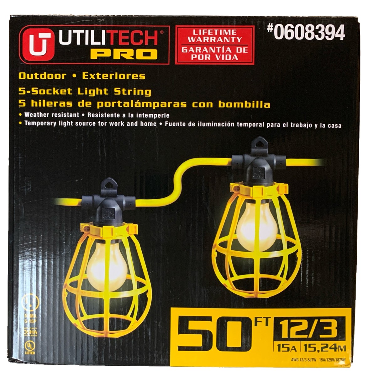 Utilitech Led Lighting Fixtures Outdoor LED S14 5 Watt | Emergency