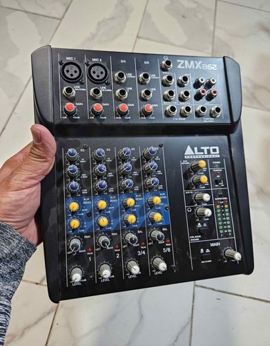 Alto Professional 6 Channel Compact Mixer ZEPHYR ZMX862 Effector AUX ...
