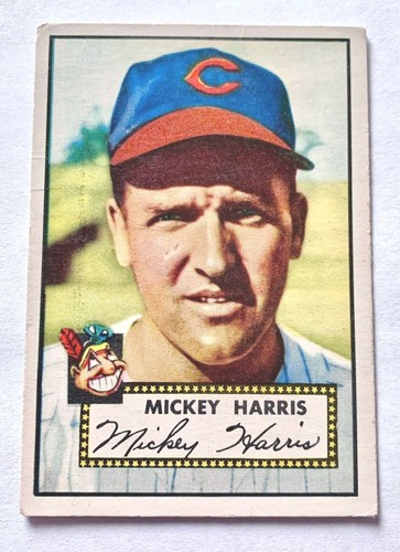 1952 Topps Mickey Harris #207 - Cleveland Indians | eBay