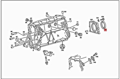 Genuine MERCEDES Seal Ring Crankshaft Sealing Rear 0179977447 | eBay