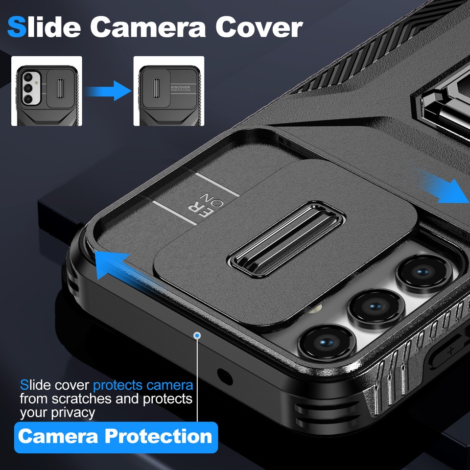Slide Lens Cover Ring Holder Stand Phone Case For Samsung A16 5G/A26 5G ...