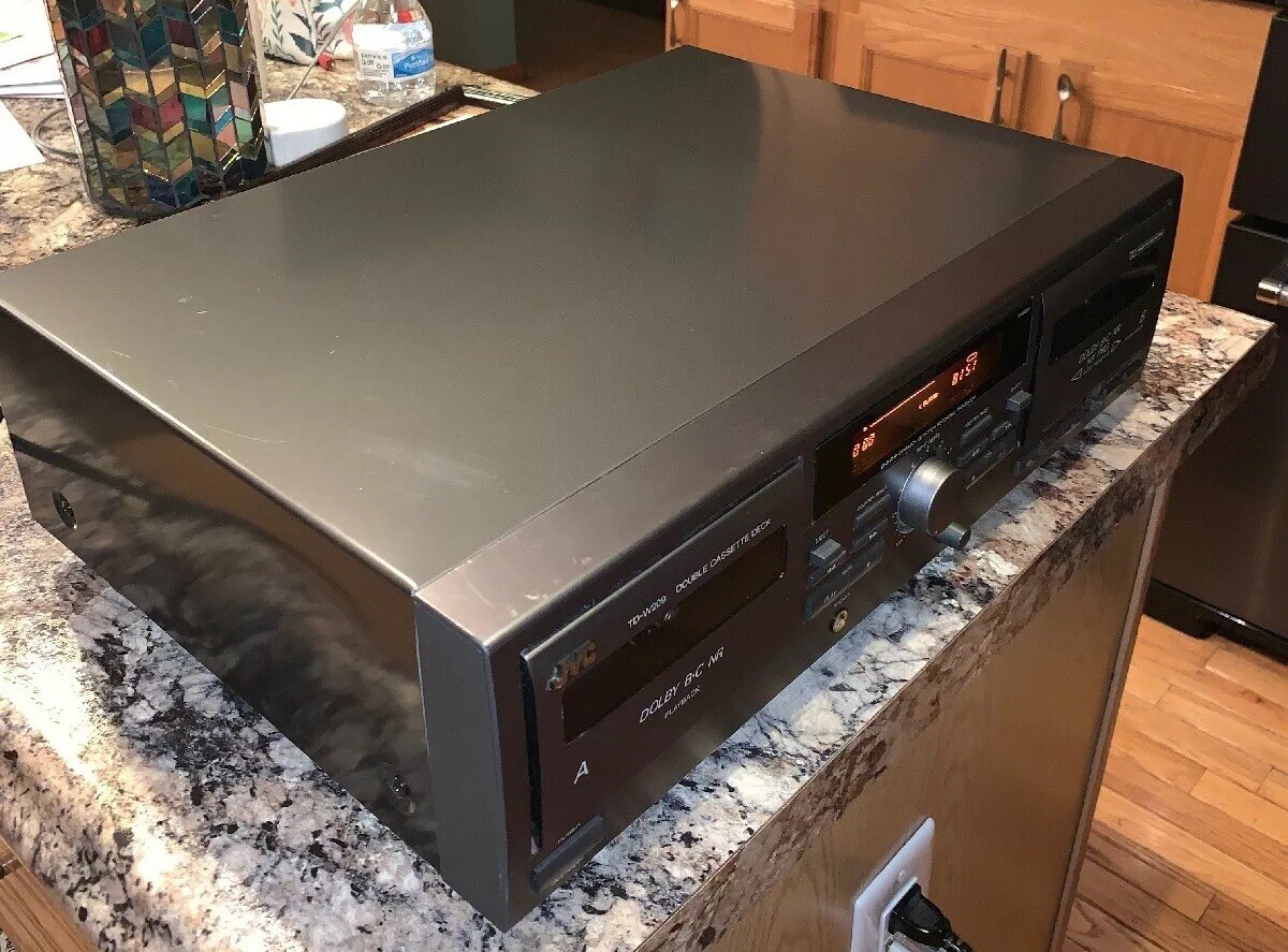 JVC Td-w209 HX Pro Dual Cassette Deck Dynamics Detection Recording ...