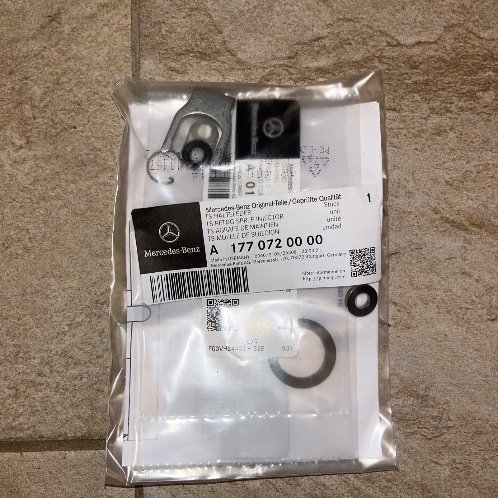 Set Of 4 Mercedes OEM injector seal kit 177 072 00 00 | eBay
