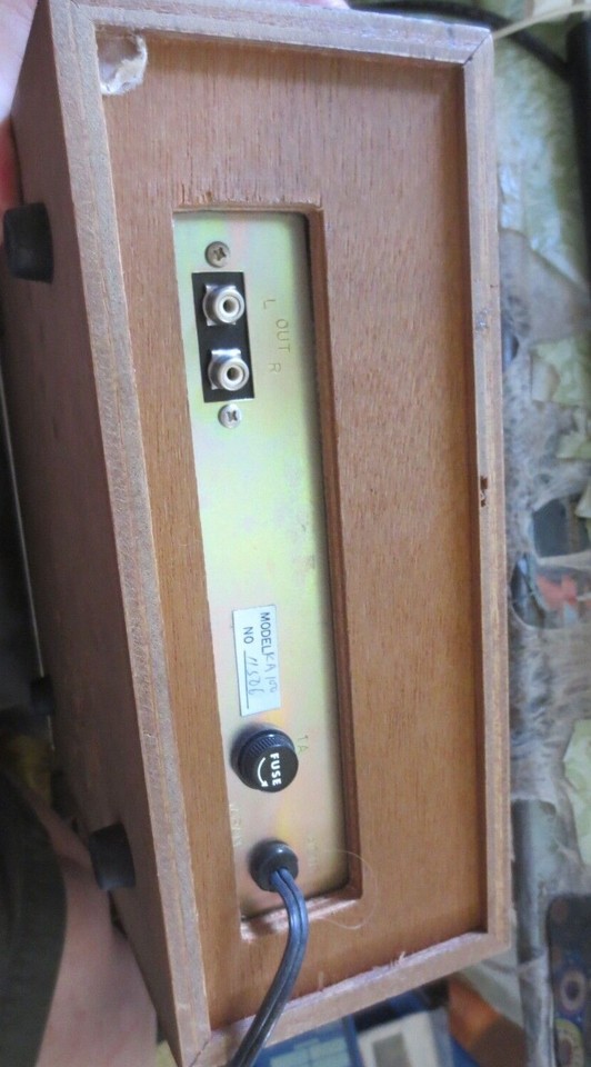 Vintage Nikka 8 Track Tape Player model KA-100 Solid State Player wood ...