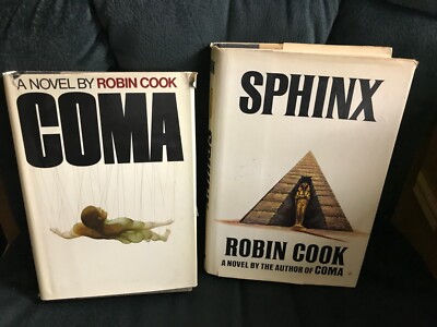 (2) Robin Cook - Coma & Sphinx - 1st Thrillers - 1st eds - HC/DJ | eBay