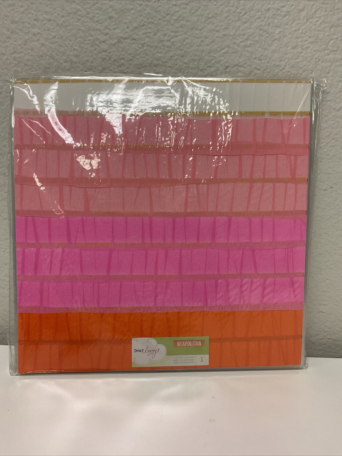American Crafts Dear Lizzy Neapolitan Stitched Ruffle Paper, 12x12 ...