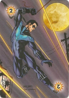 Marvel OVERPOWER DC 2 ENERGY POWER CARD - Nightwing | eBay