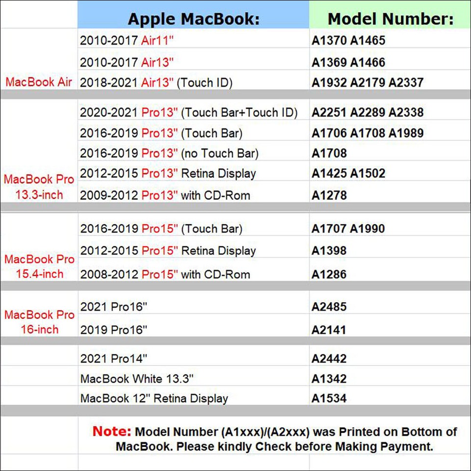 PU Leather Laptop Case Cover Skin for MacBook Air Pro Retina 11" 13" 14 ...