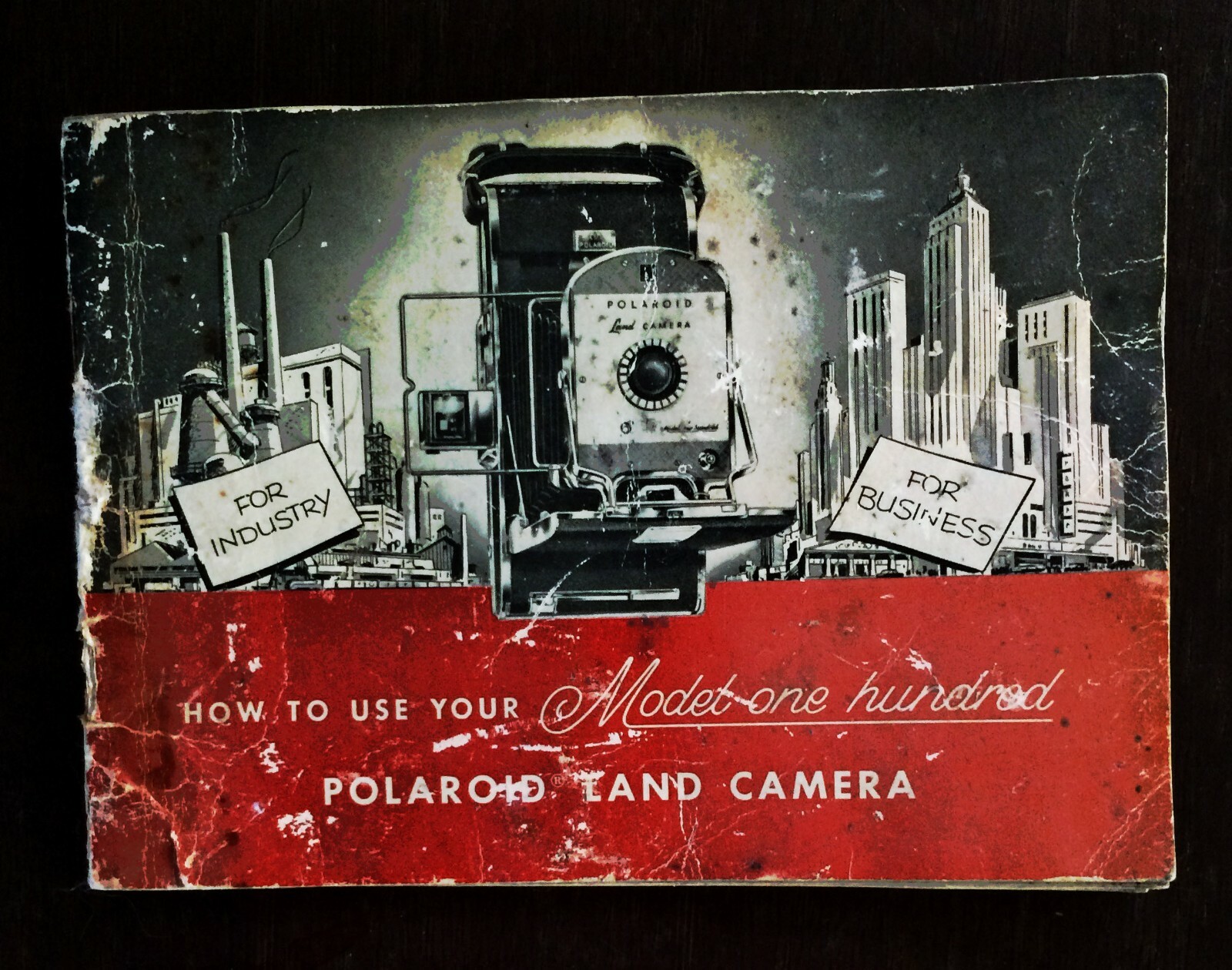 Vintage Polaroid Land Camera Model One Hundred - Extremely Rare 1953 ...