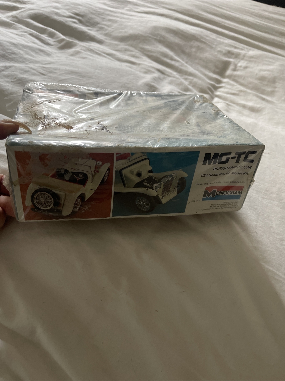 Monogram 1947 MG-TC model car kit Vintage. Original Box. Never Opened ...