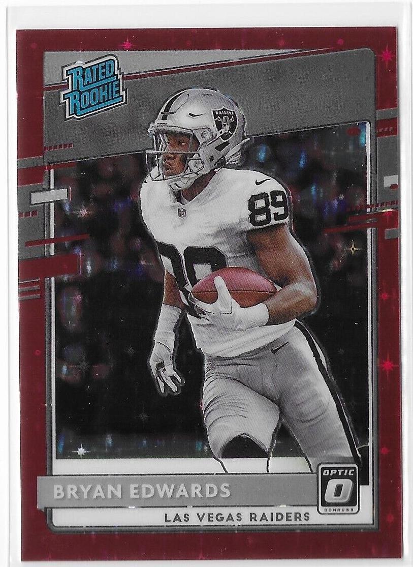2020 Panini Donruss Optic - Rated Rookies Bryan Edwards #178 Red Stars ...