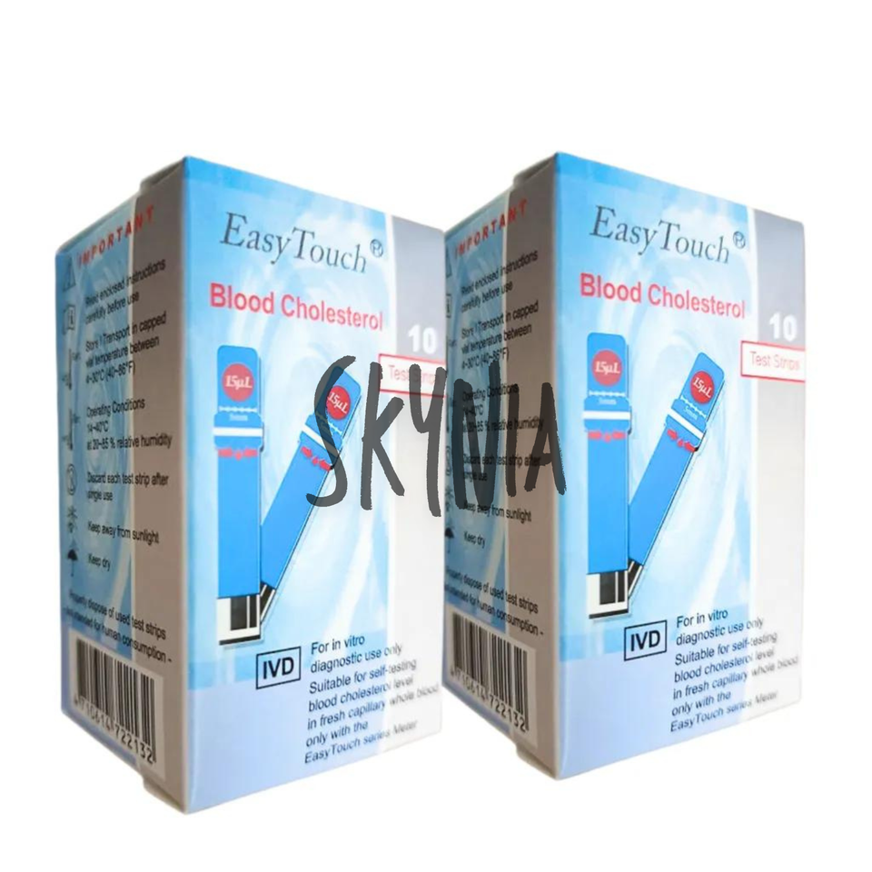 Easy Touch Blood Cholesterol Test Strip 1 box (10 strips) EasyTouch-EXP ...