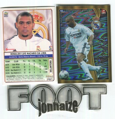 Ronaldo Luis Nazario Card AS MC 2005 Real Madrid Liga Nº38as | eBay