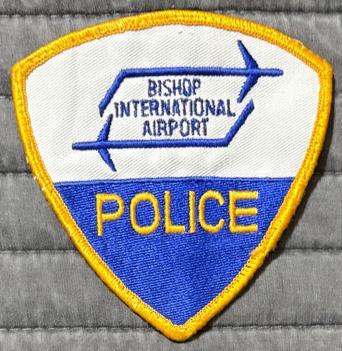 Rare Obsolete Flint Michigan Bishop Airport Police Patch | eBay