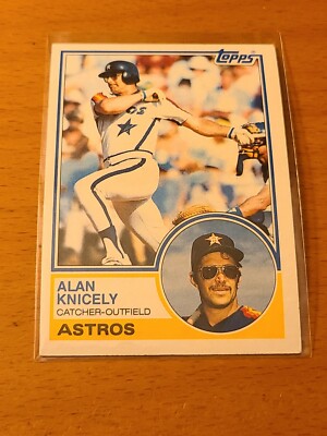ASTROS ALAN KNICELY 1983 TOPPS #117 | eBay