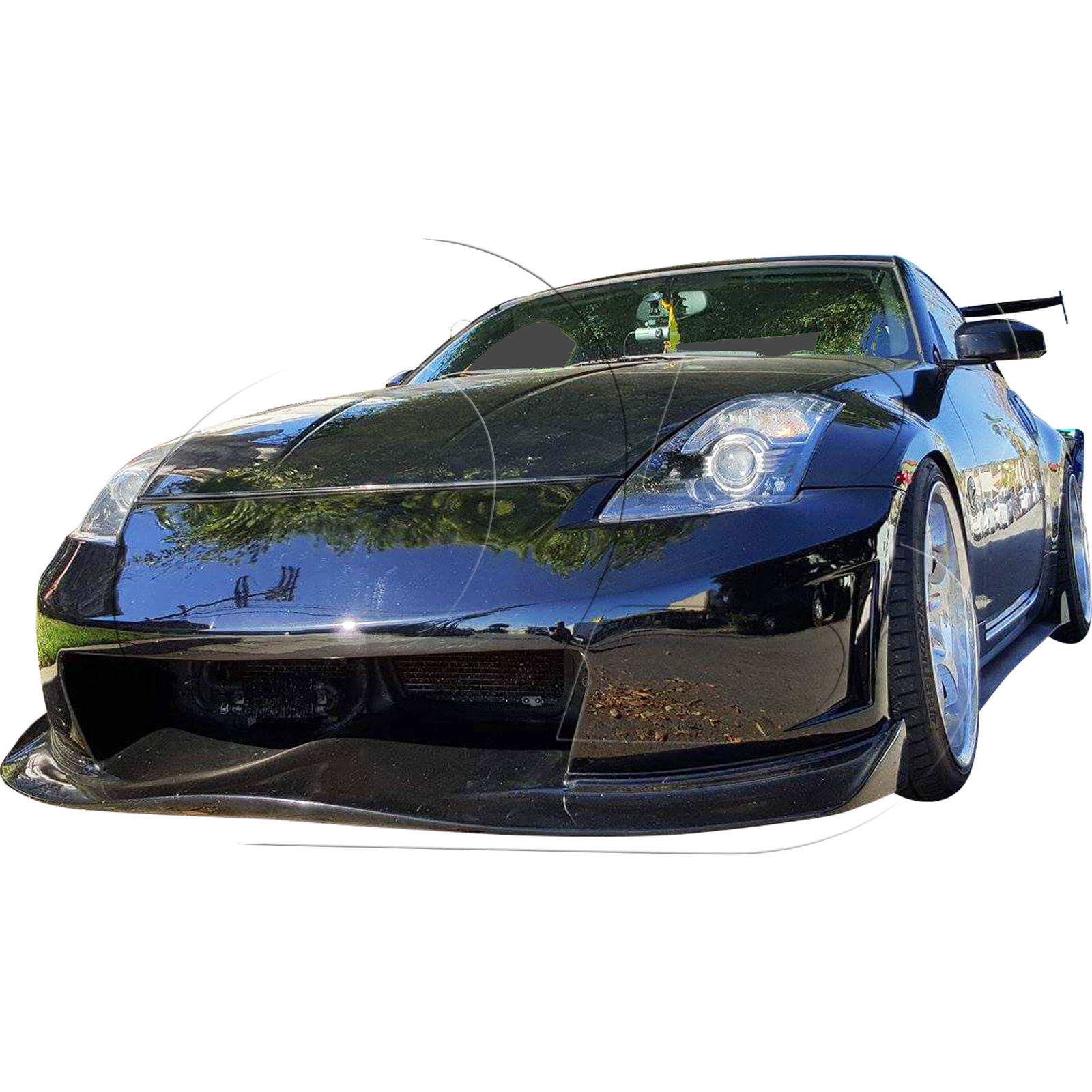 KBD Urethane N3-R Style 1pc Front Bumper for 350Z Nissan 03-08 kbd_37 ...