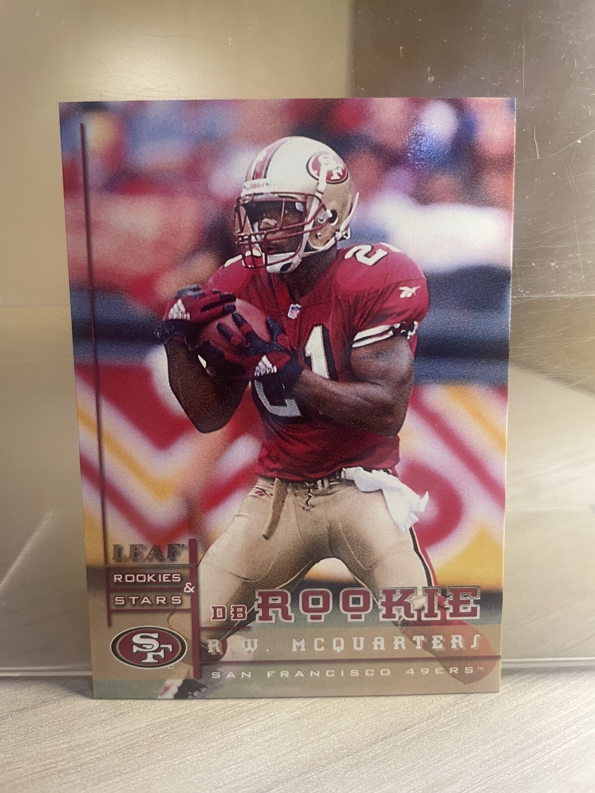 1998 Leaf Rookies & Stars R.W. McQuarters Rookie San Francisco 49ers ...