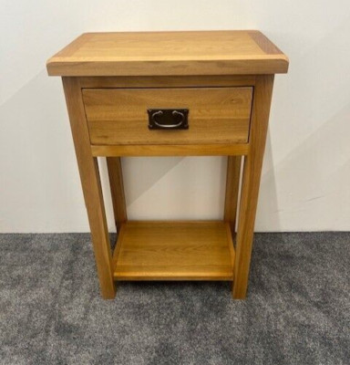 Oak Telephone Table / Hallway Console Table / Small Console / Fully ...
