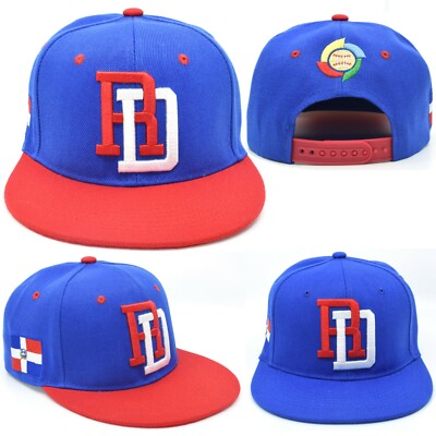 Dominican Republic DR Republica Dominicana RD Snapback Hat Cap Royal ...