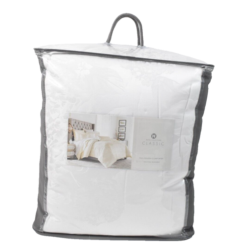 Hotel Collection Hydrangea Full/ Queen Comforter New White Floral | eBay