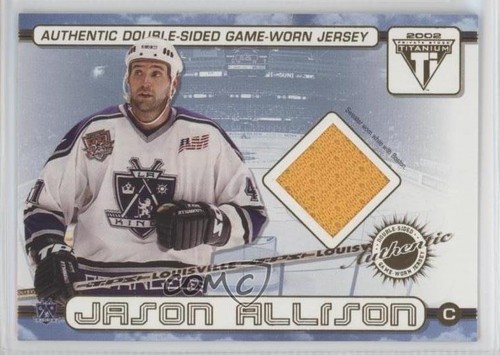 2001-02 Pacific Private Stock Titanium Jason Allison Ziggy Palffy #75 ...