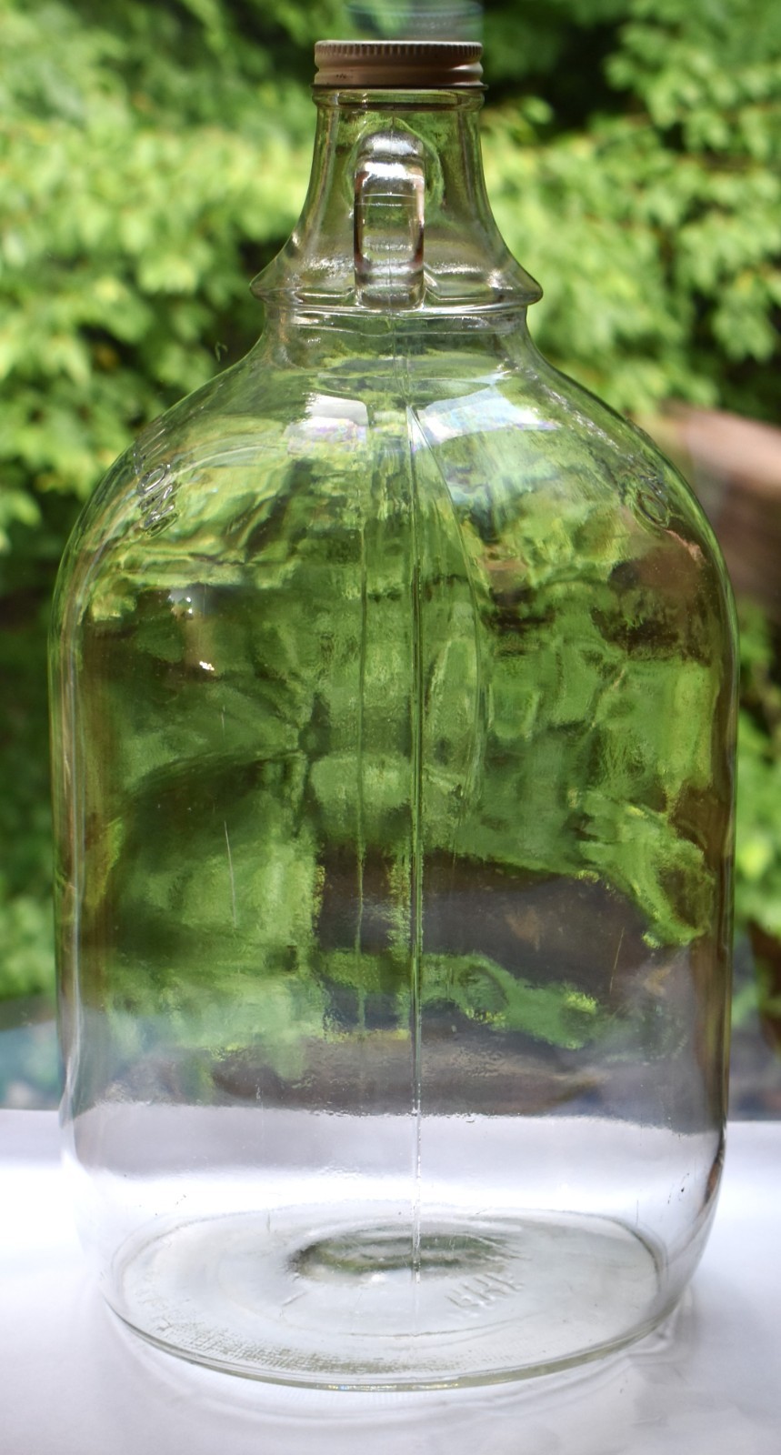 Vintage One Gallon Finger Loop Jug & Cap Alexander H Kerr Rainbow Sheen ...