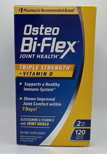 Osteo Bi-Flex Joint Health Triple Strength Vitamin D 120 Coated Tabs EX ...