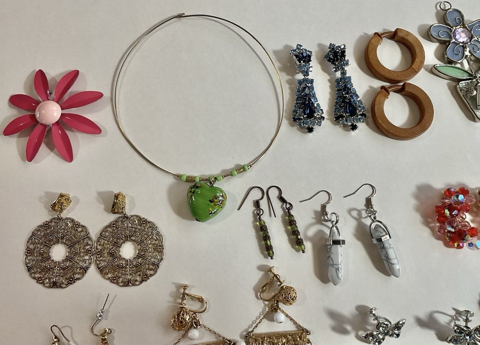 Lot Of Vintage Boho Hippie Retro Jewelry | eBay