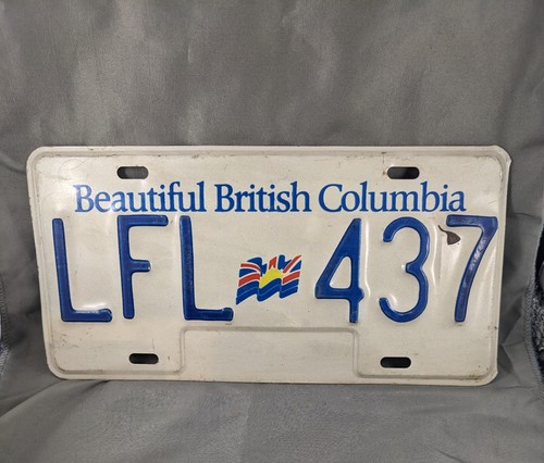 BRITISH COLUMBIA FLAG LICENSE PLATE - LFL -437 | eBay