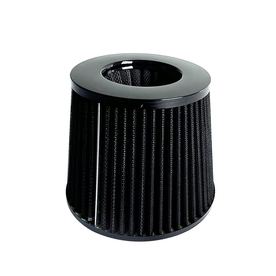 Performance High Black 76mm 3in Flow Cold Air Intake Cone Replacement ...