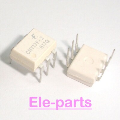 10 PCS CNY17F-2 DIP-6 6-Pin Optocouplers for Power Supply Applications ...