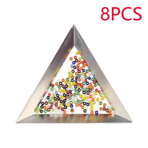 8x Triangle Sorting Trays Bead Display Tray Art Painting Tray DIY ...