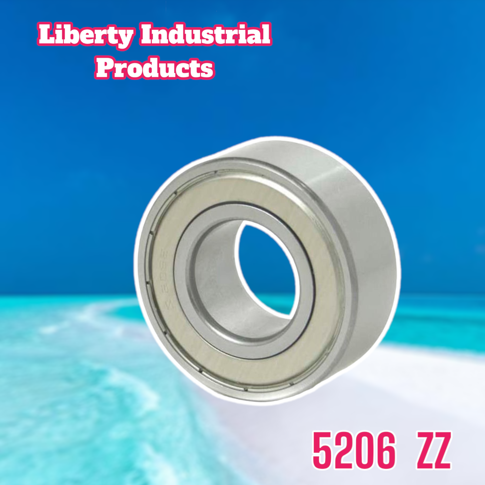 5206-ZZ double row angular shield bearing 5206-ZZ ball bearings By Liberty | eBay