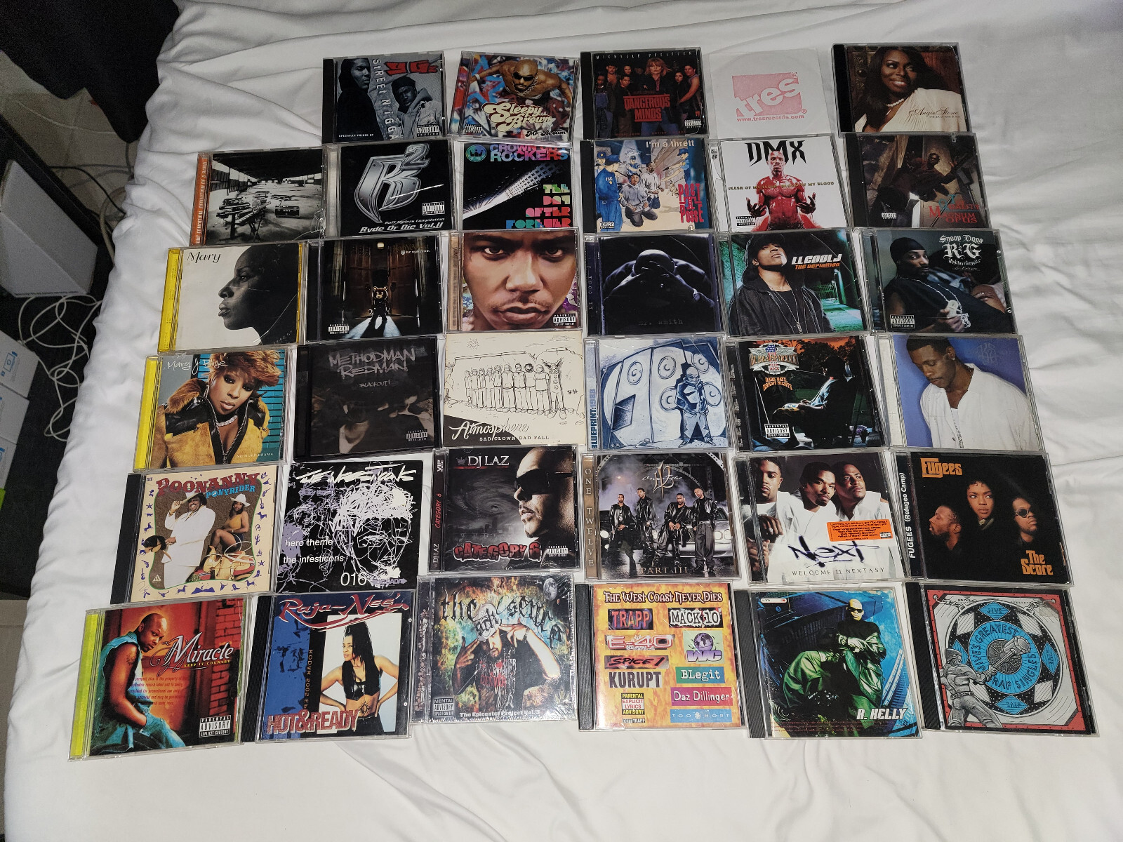 Rap Hip Hop R&B CD Lot 90s 00s Kanye West Method Man Snoop Dogg ...