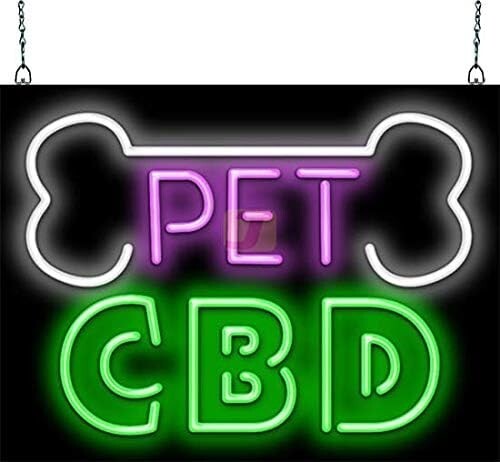 Pet CBD Neon Sign REAL Neon Window Sign Hand Bent Glass Easy ...