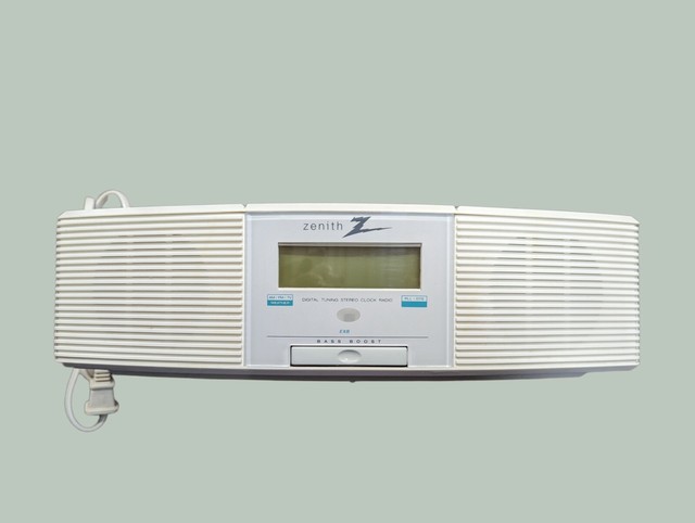 Zenith Z213B Stereo Am/fm TV AUX in Weather Sound Alarm Clock Radio X ...
