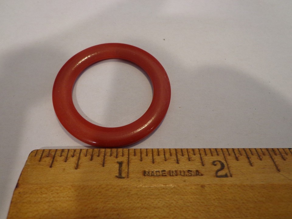 Lot of 15 Vintage Round Blue & Red Buckles Slide Unused USA Seller ...