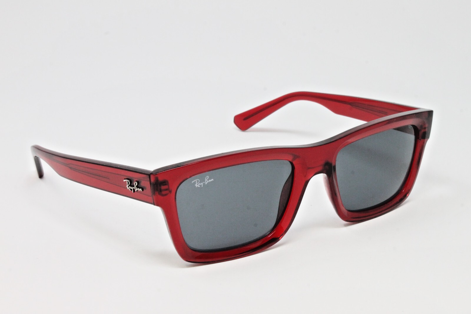 Ray Ban Sunglasses Warren Unisex PlasticTransparent Red 54mm RB4396 ...