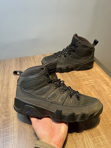 Nike Air Jordan 9 IX Boot Retro Charcoal Black Concord OG AR4491–001 ...