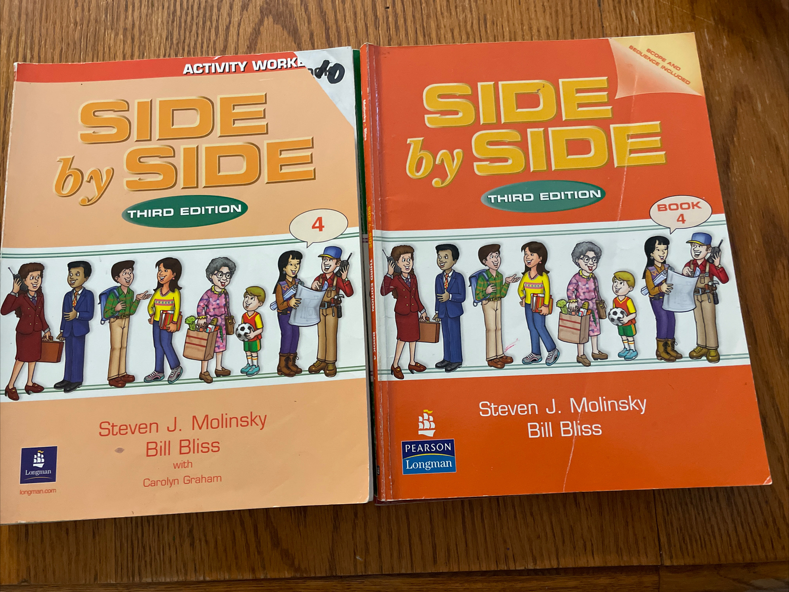 Side By Side Activity Workbook 2,3 & 4 With Edition Books writing 7 ...