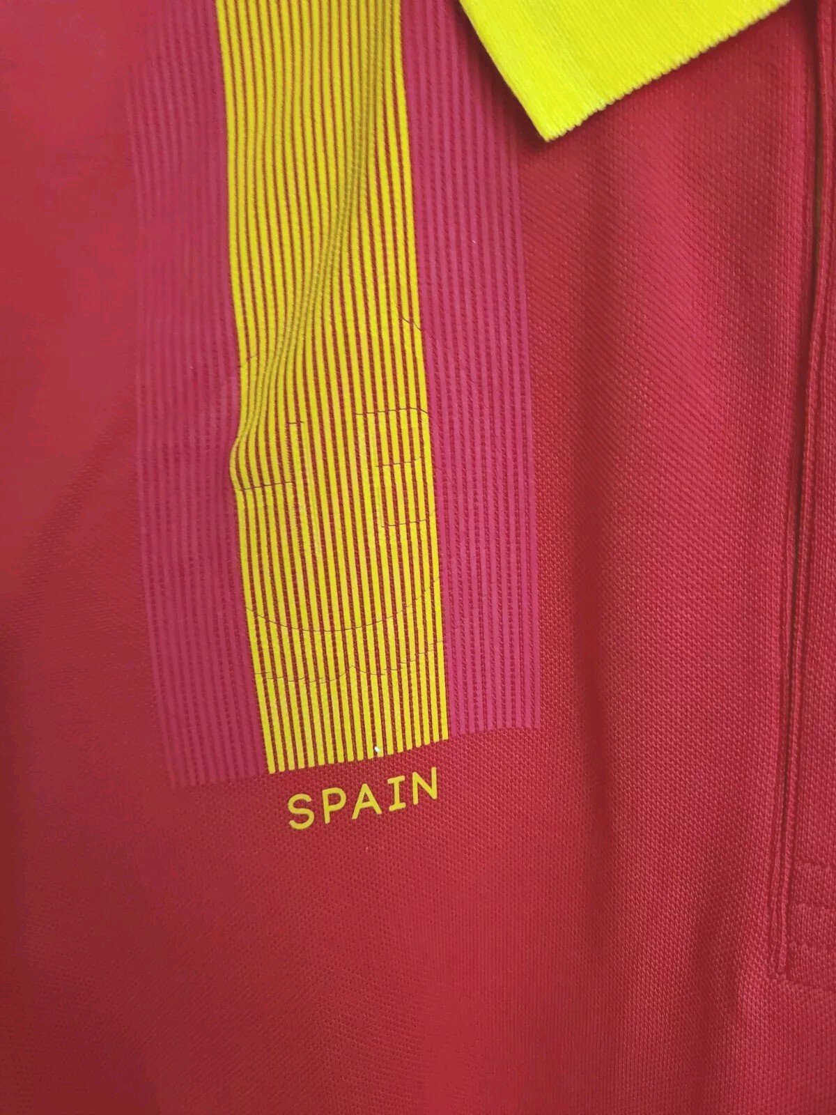 HUGO BOSS Green Paddy Flag SPAIN cotton polo shirt in orange sz XXL ...