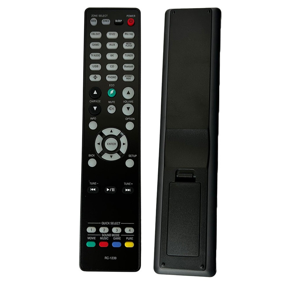 Remote Control RC-1239 For Denon AVR-S960H AVR-X2700H AVR-X3700H A/V ...