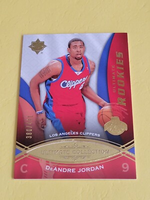 DEANDRE JORDAN 2008-09 UPPER DECK ULTIMATE COLLECTION ROOKIE CARD #88 / ...