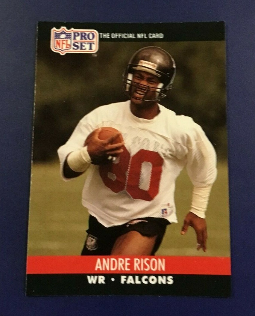 1990 Pro Set # 434 ANDRE RISON Michigan State Atlanta Falcons | eBay