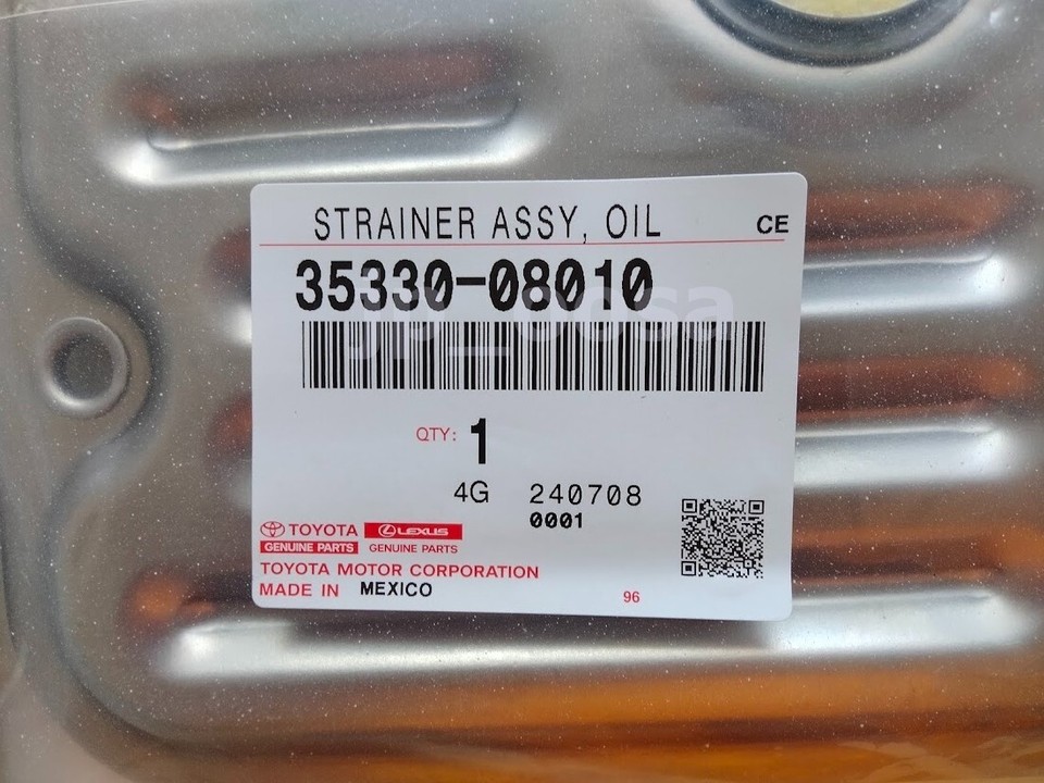 Toyota Lexus Genuine OEM 35330-08010 AT Transmission Strainer Gasket O ...